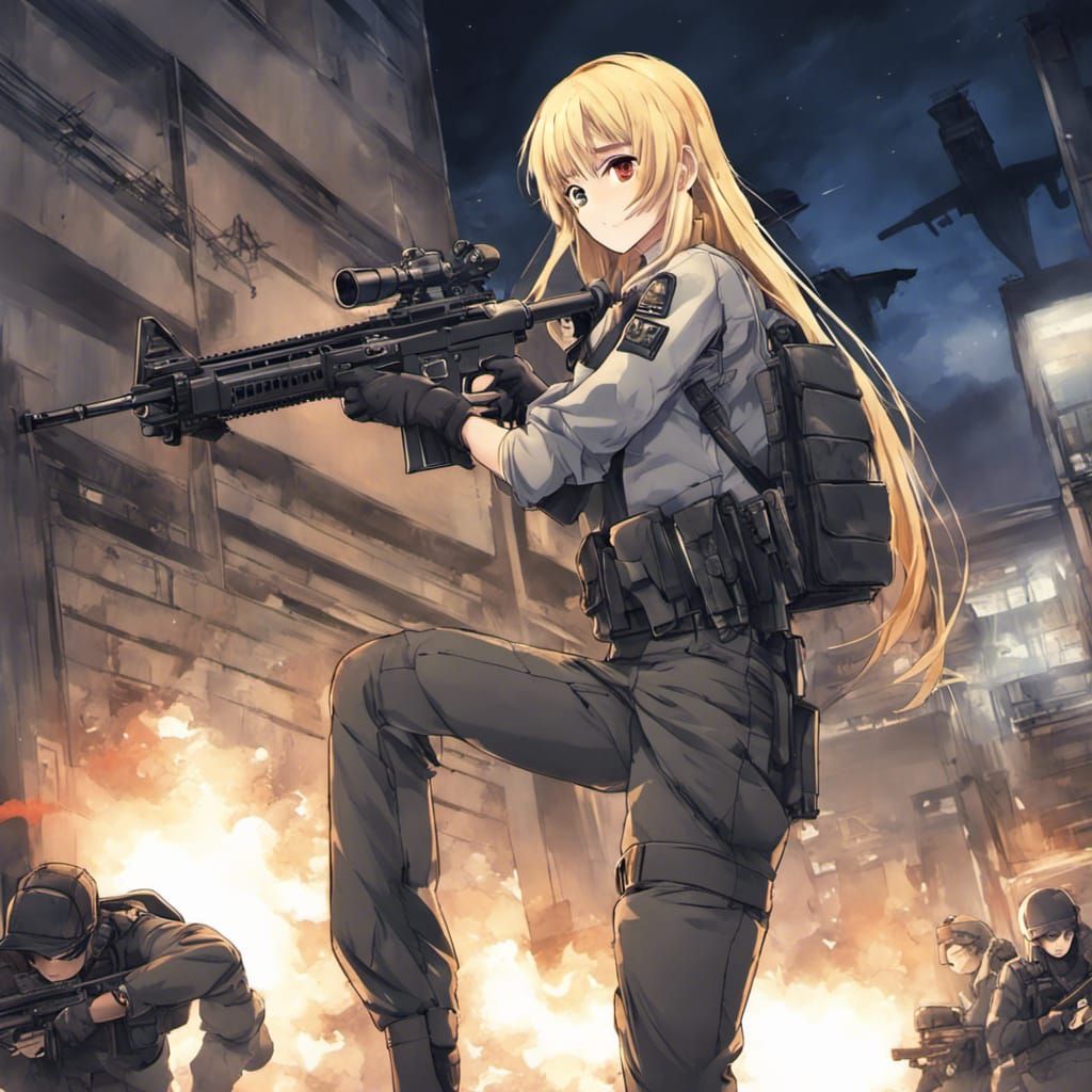 Blonde and Her SAS Black Ops Team after Radical Red - AI Generated ...