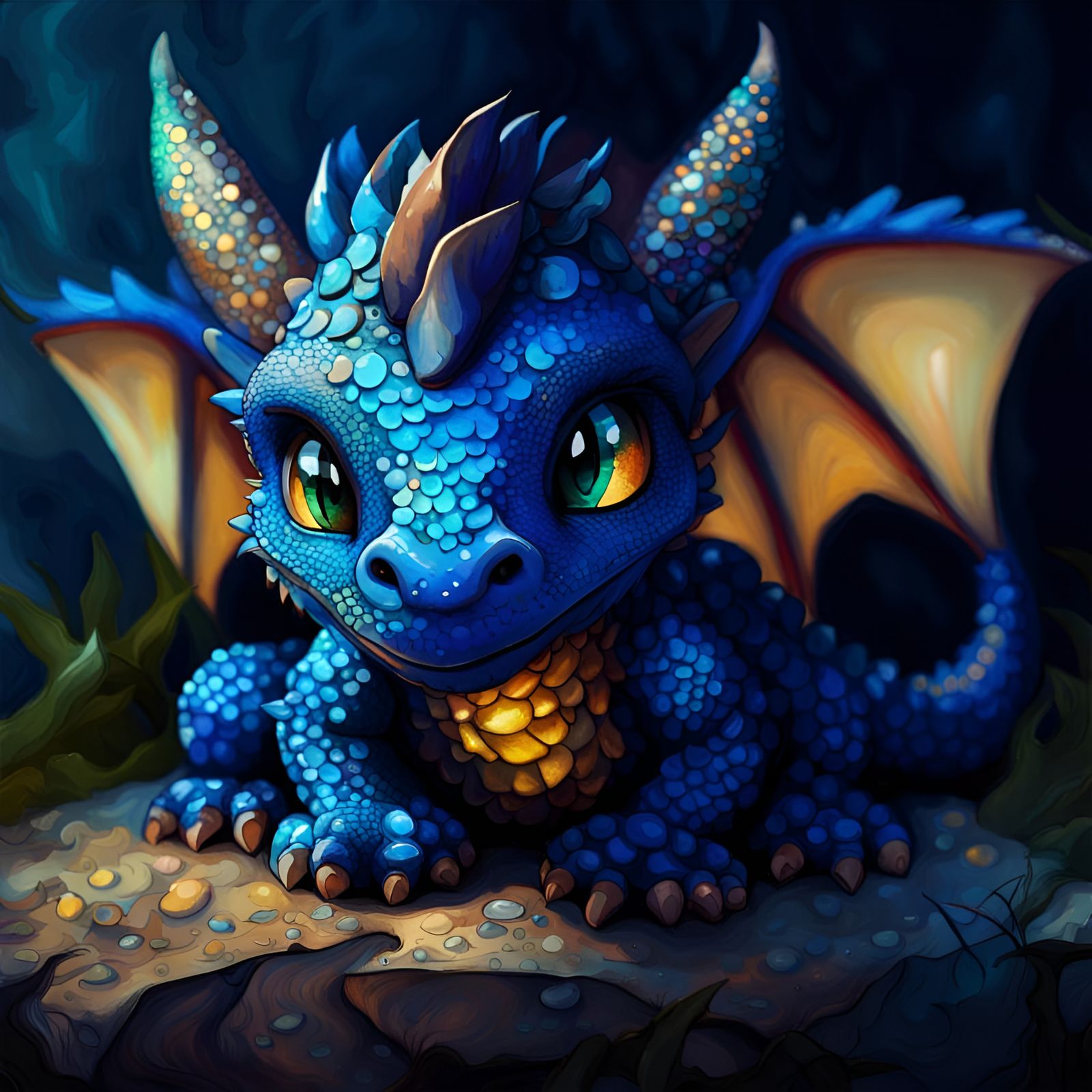 Take flight little blue baby, blend with the sky as you soar high - AI ...