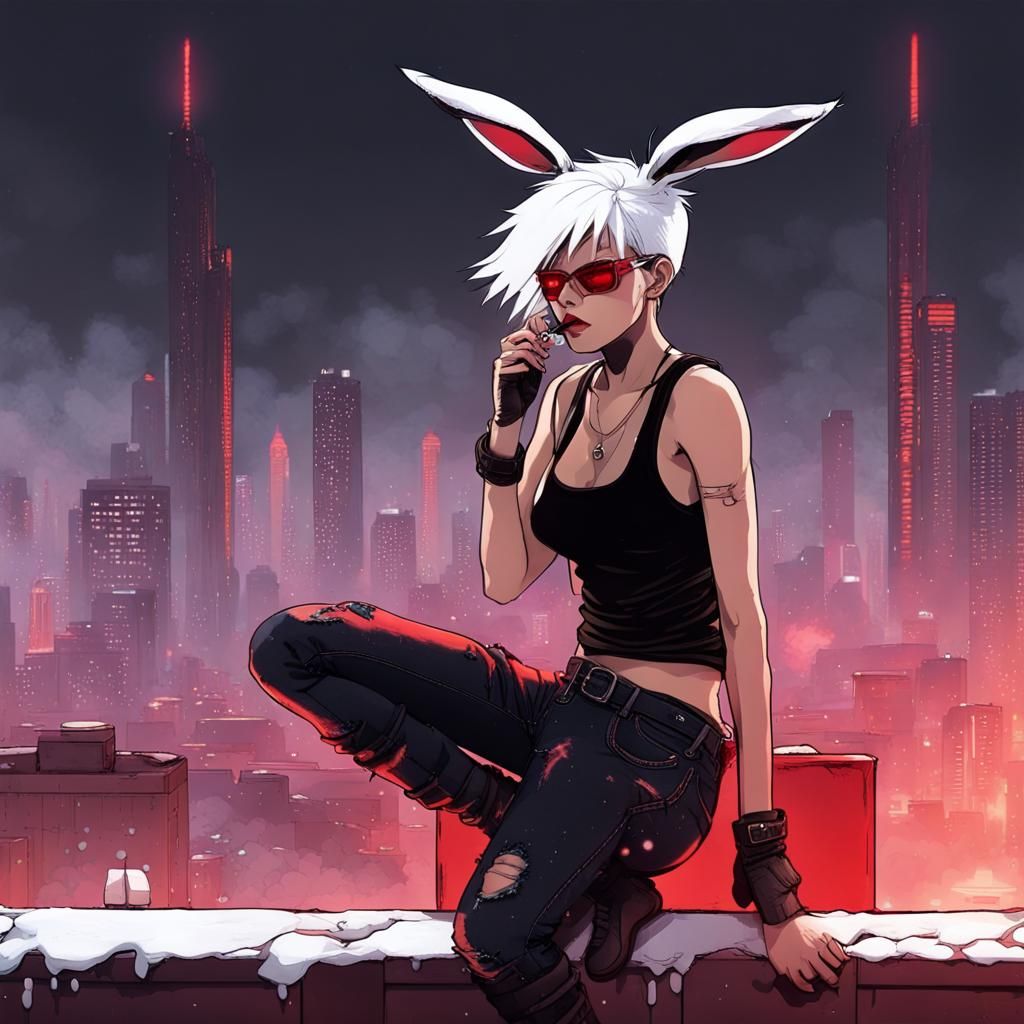 The White Rabbit - AI Generated Artwork - NightCafe Creator