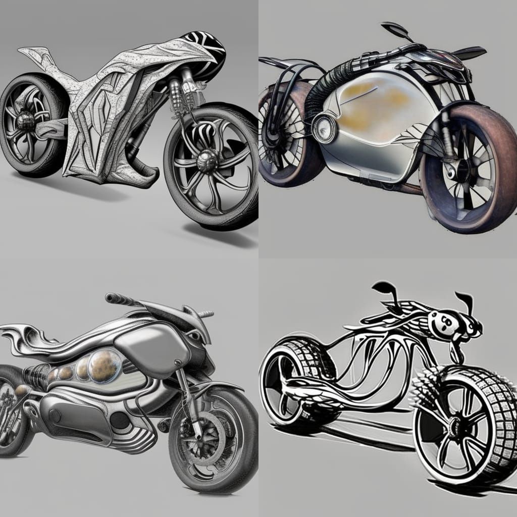 Insect inspired, biopunk, motorcycle concept design - AI Generated ...