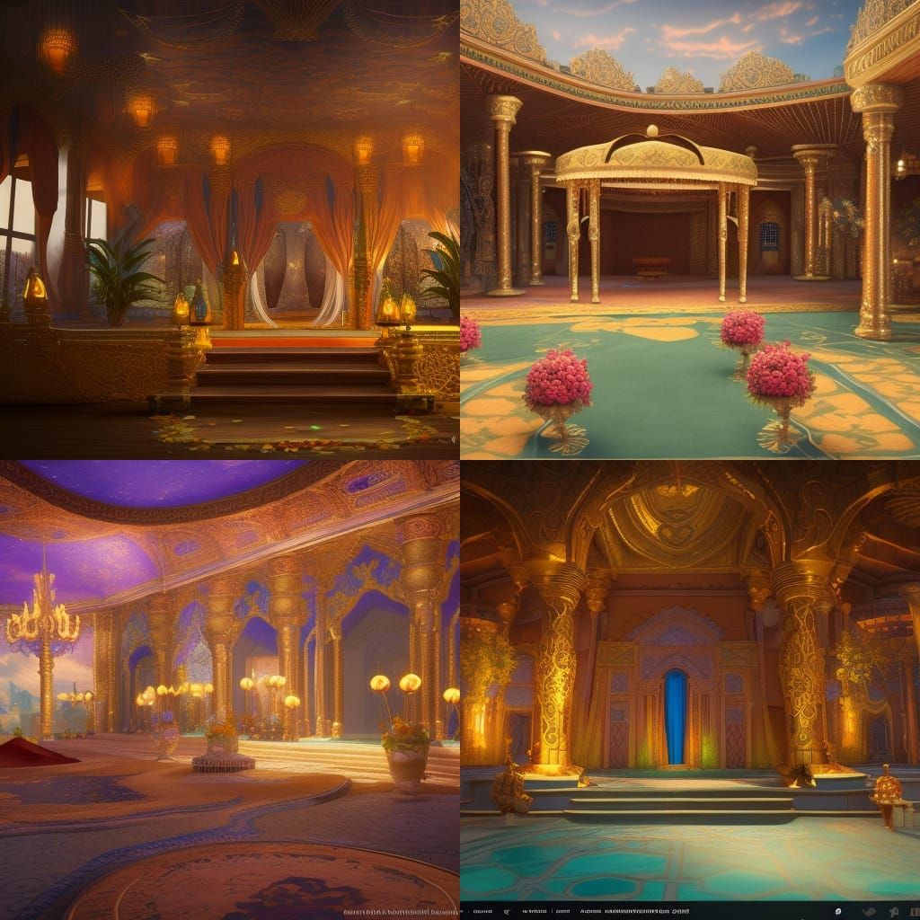 aladin wedding venue - AI Generated Artwork - NightCafe Creator