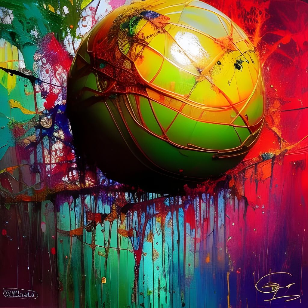 Colourful balls - AI Generated Artwork - NightCafe Creator