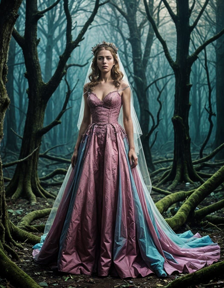 Surreal Pop Art Goddess as Fluxus Art - AI Art