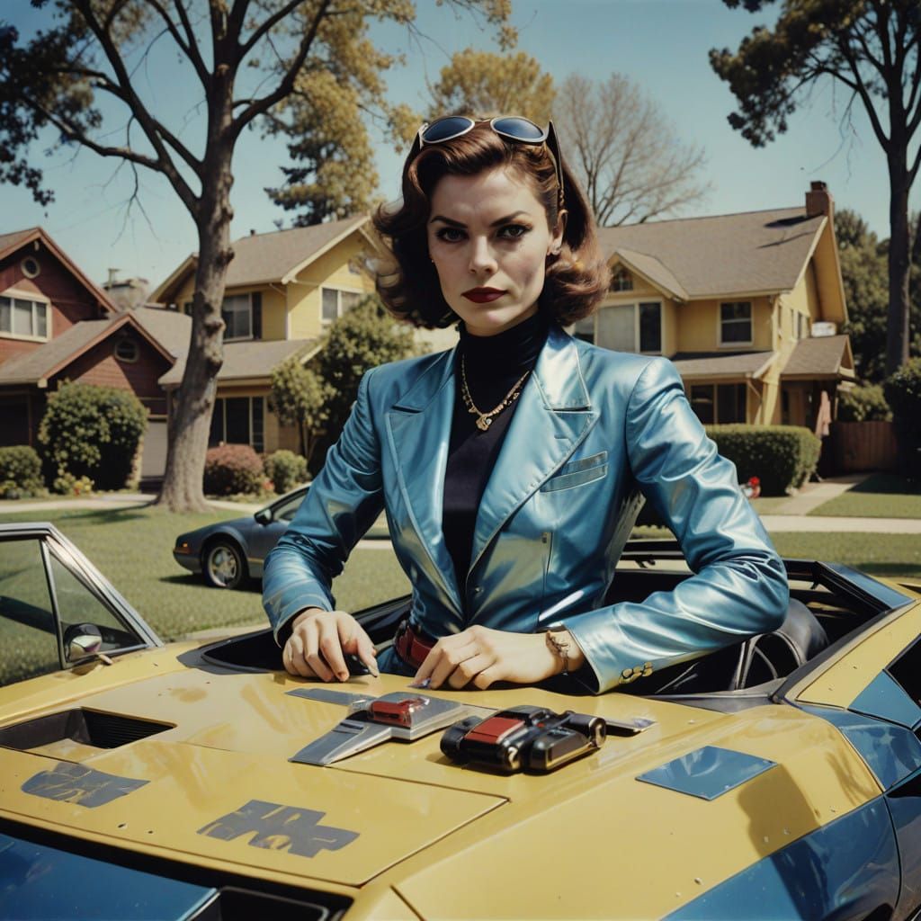 Cosmic Carnival Flapper Pixie in Starlight - AI Art