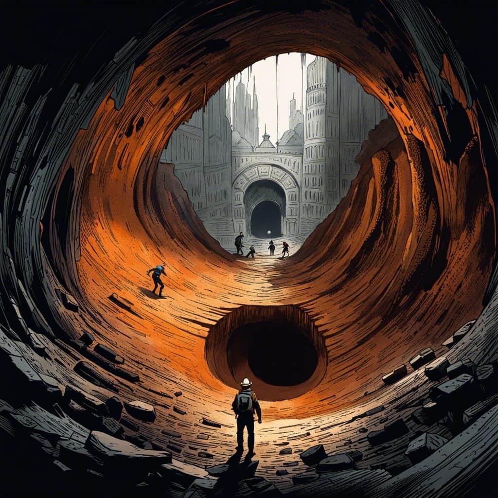 archaeological hidden city - AI Generated Artwork - NightCafe Creator