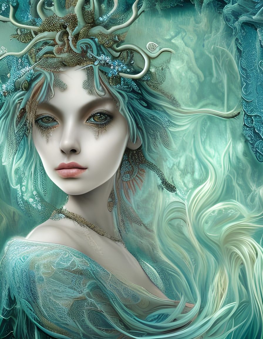 Water Fae - AI Generated Artwork - NightCafe Creator