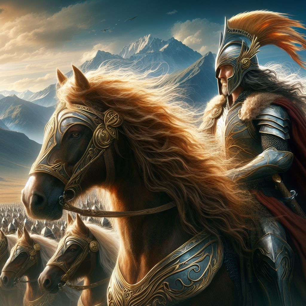 The Rohirrim riders - AI Generated Artwork - NightCafe Creator