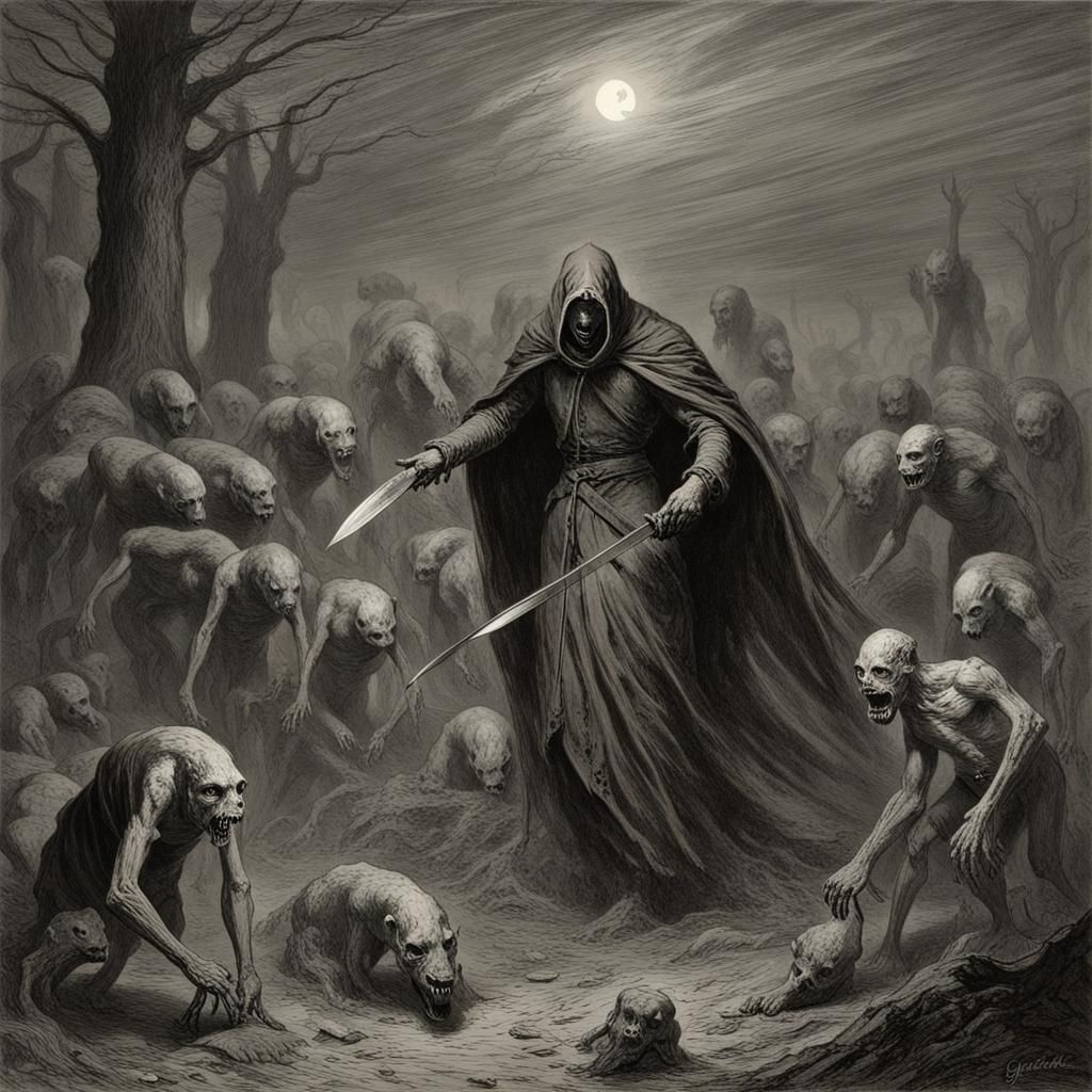 terrifying creatures that hunt souls. - AI Generated Artwork ...