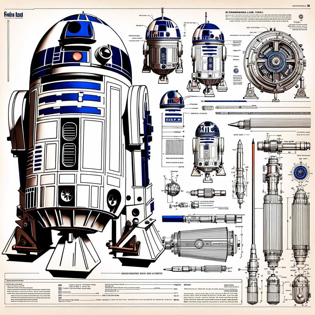 R2-D2 - AI Generated Artwork - NightCafe Creator