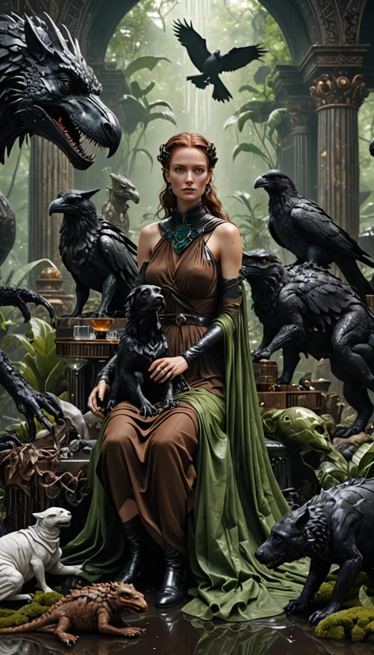 goddess of Evolution - AI Generated Artwork - NightCafe Creator