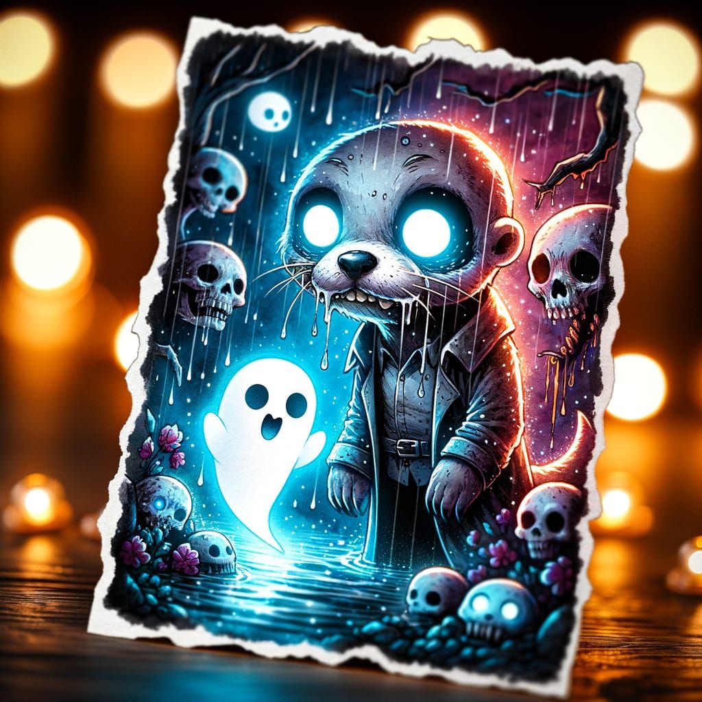 Otter Delight - The undead Detective - AI Generated Artwork - NightCafe ...