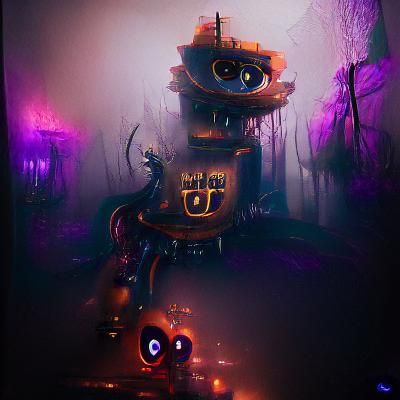A very scary fnaf robot - AI Generated Artwork - NightCafe Creator