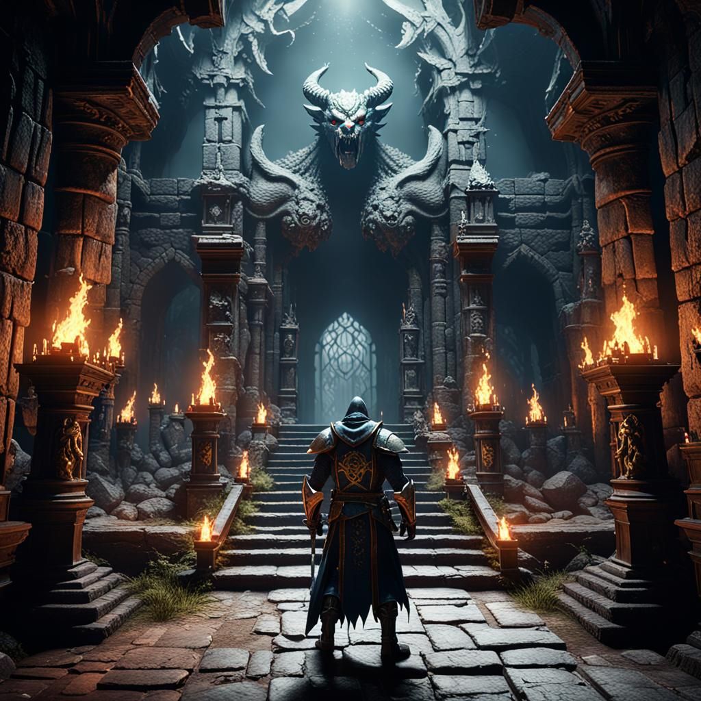 Demon Lords lair - AI Generated Artwork - NightCafe Creator