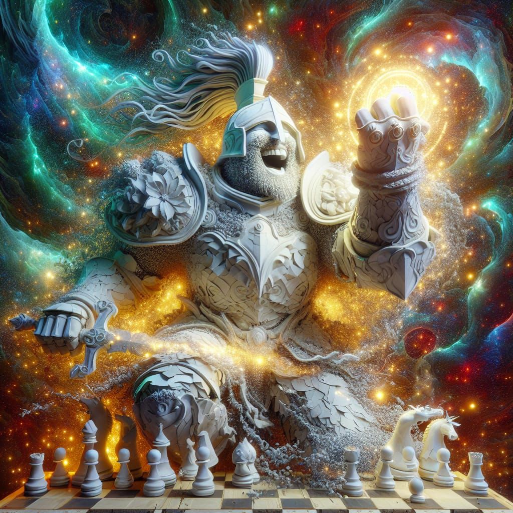 Anthropomorphic Chess - AI Generated Artwork - NightCafe Creator