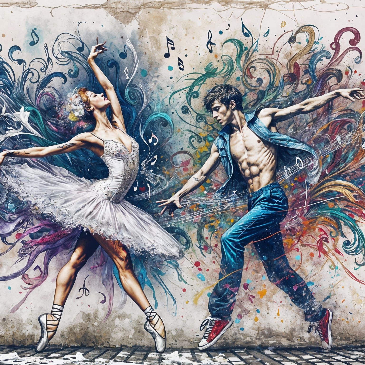 When Two Worlds Collide - AI Generated Artwork - NightCafe Creator