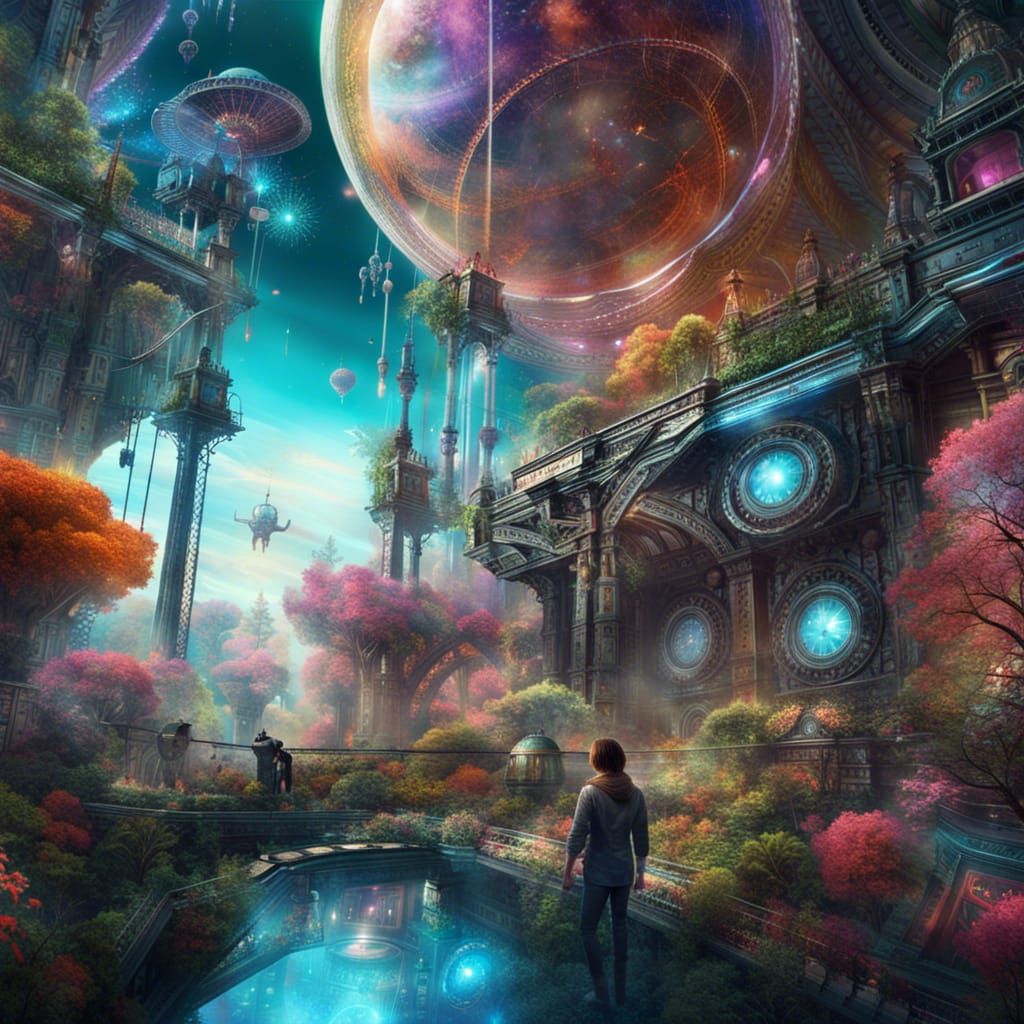 Time travel into distant future - AI Generated Artwork - NightCafe Creator