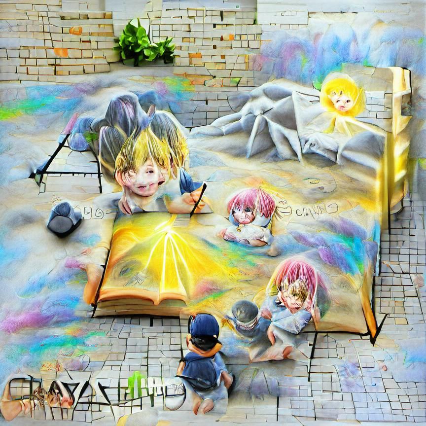 children are crazy - AI Generated Artwork - NightCafe Creator