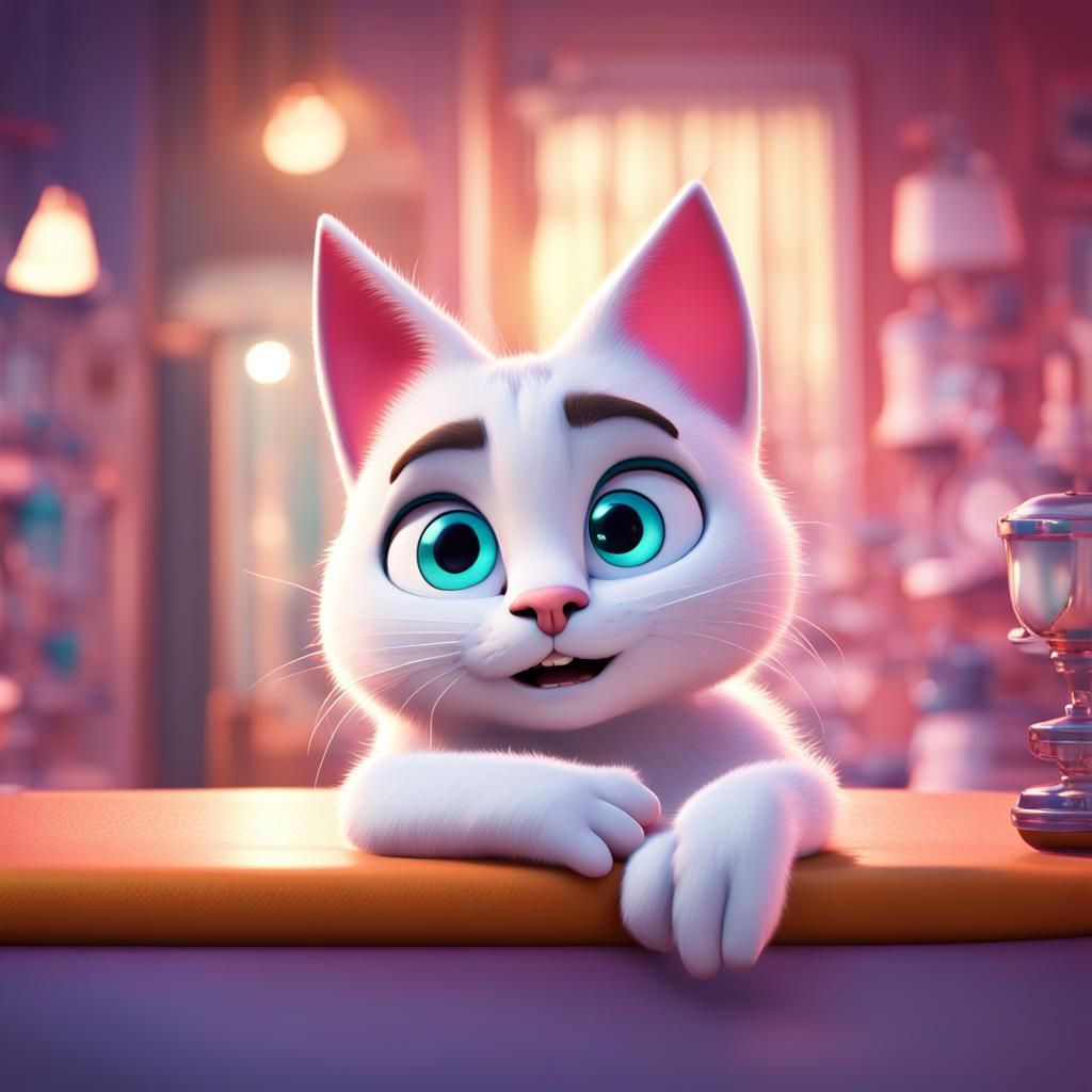 Talking cat Angela - AI Generated Artwork - NightCafe Creator