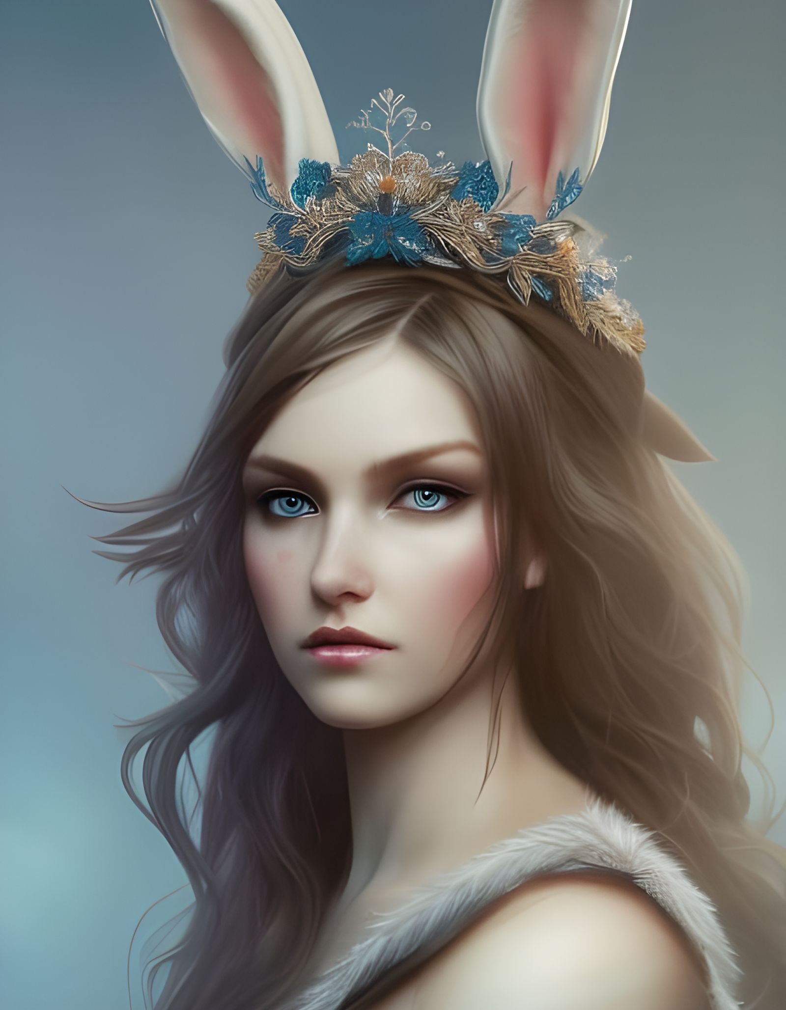 Bunny Tiara - AI Generated Artwork - NightCafe Creator
