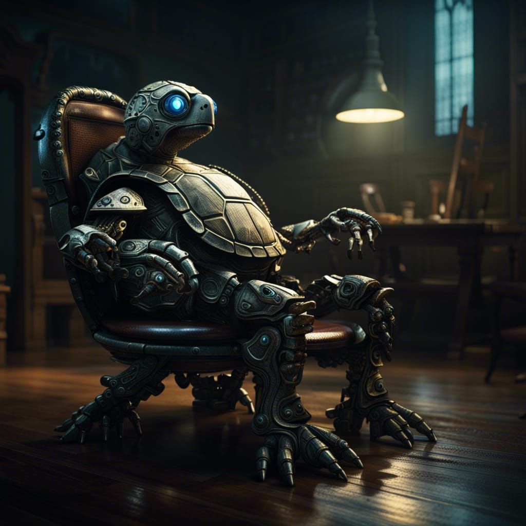 Torti just hanging out - AI Generated Artwork - NightCafe Creator