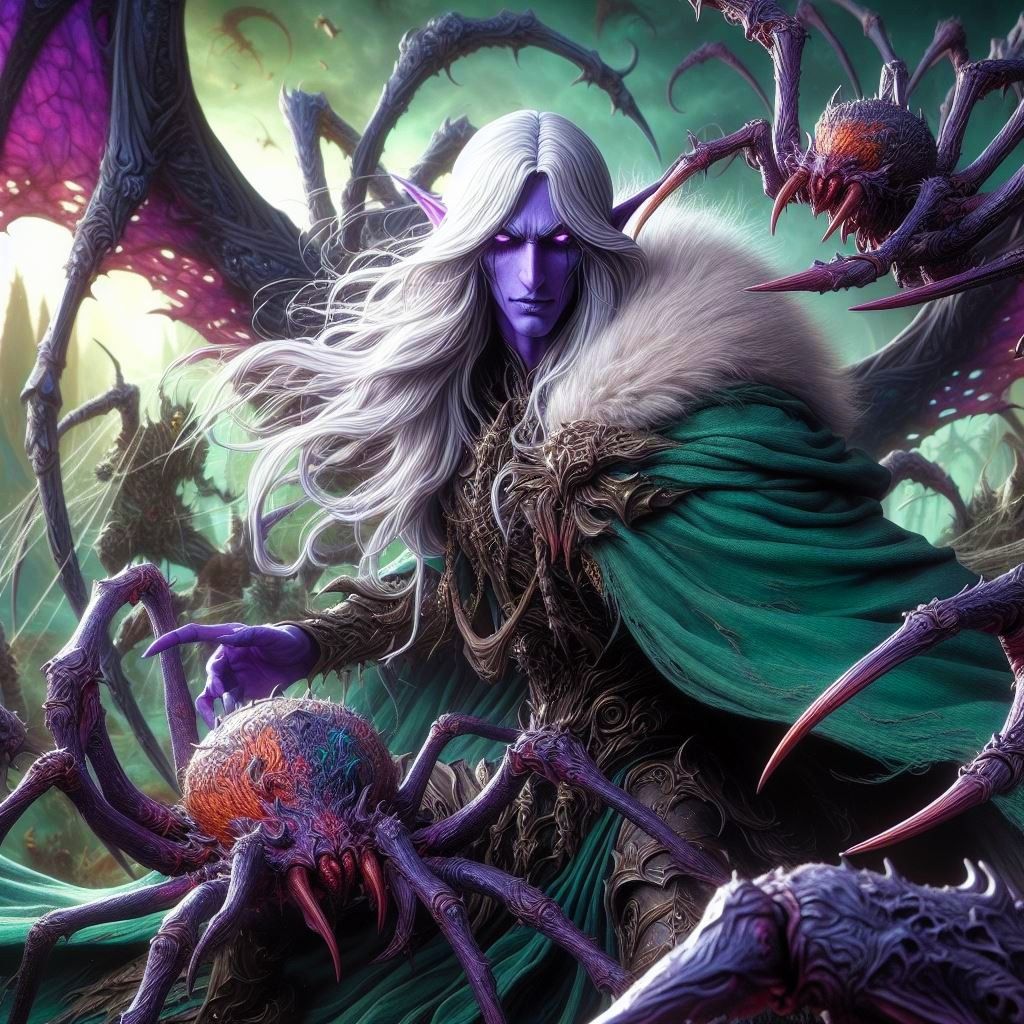 Drizzt Do'Urden Making His Way Through The Tunnels Of The Underdark ...