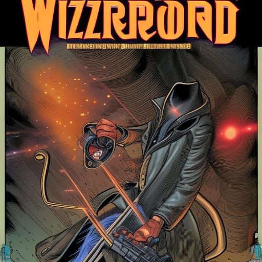 Injured wizard shooting gun - AI Generated Artwork - NightCafe Creator