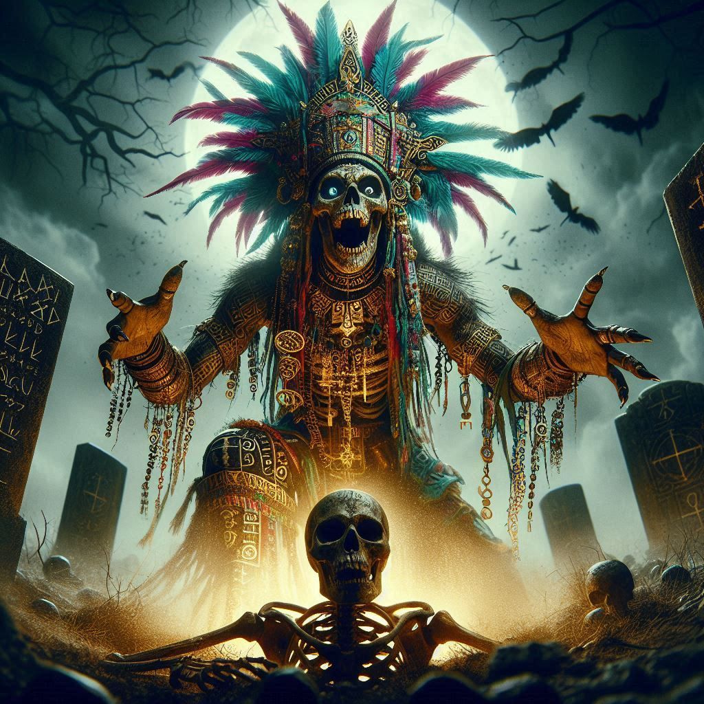 Summoning the undead - AI Generated Artwork - NightCafe Creator