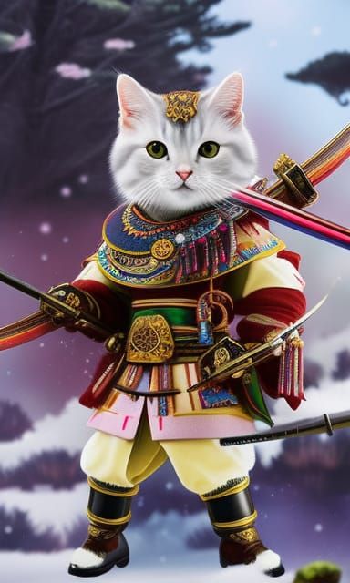 Cat General - AI Generated Artwork - NightCafe Creator