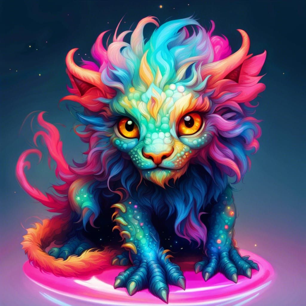 Cosmic Monster 2 - AI Generated Artwork - NightCafe Creator