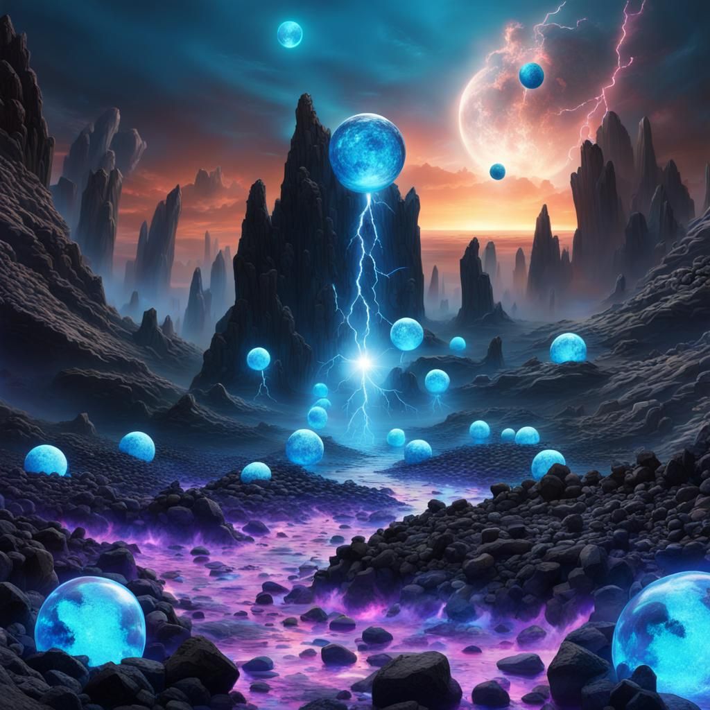 Alien planet - AI Generated Artwork - NightCafe Creator