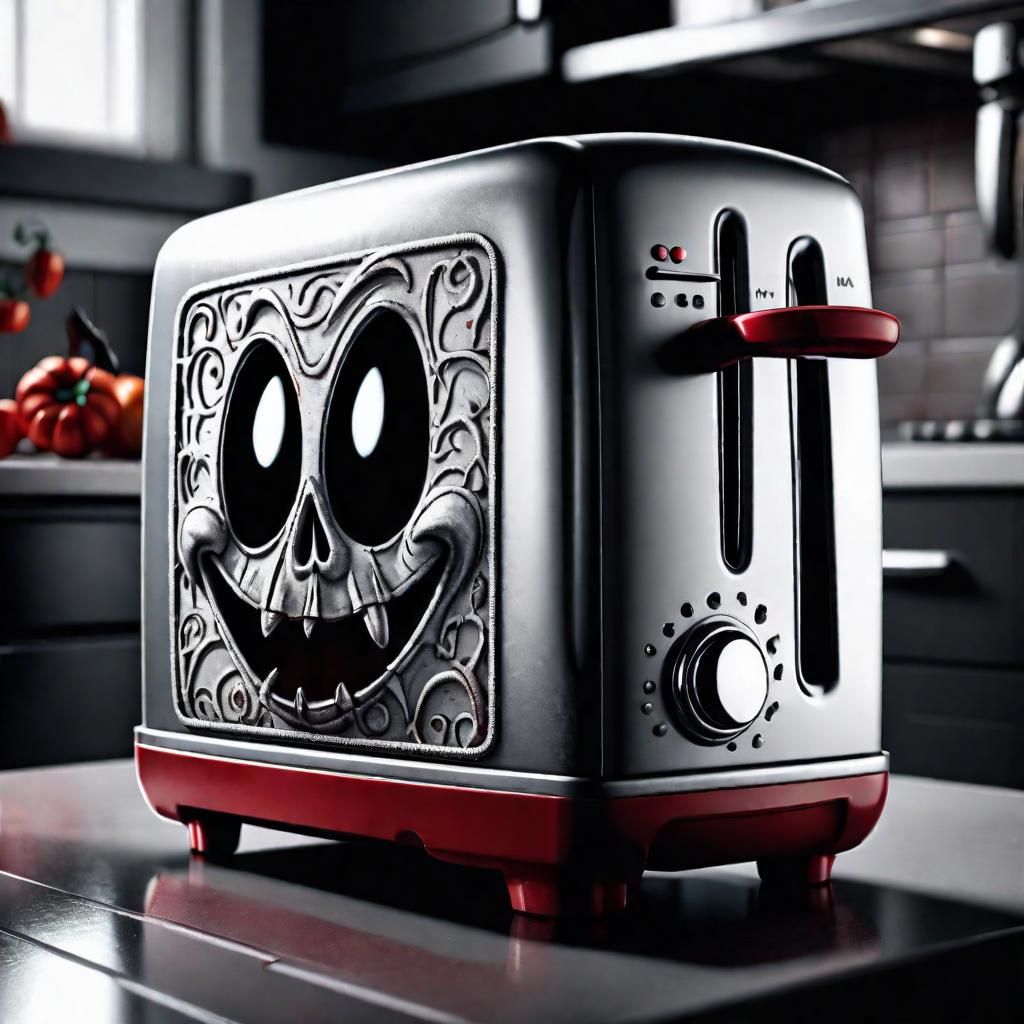 Spooky toaster - AI Generated Artwork - NightCafe Creator