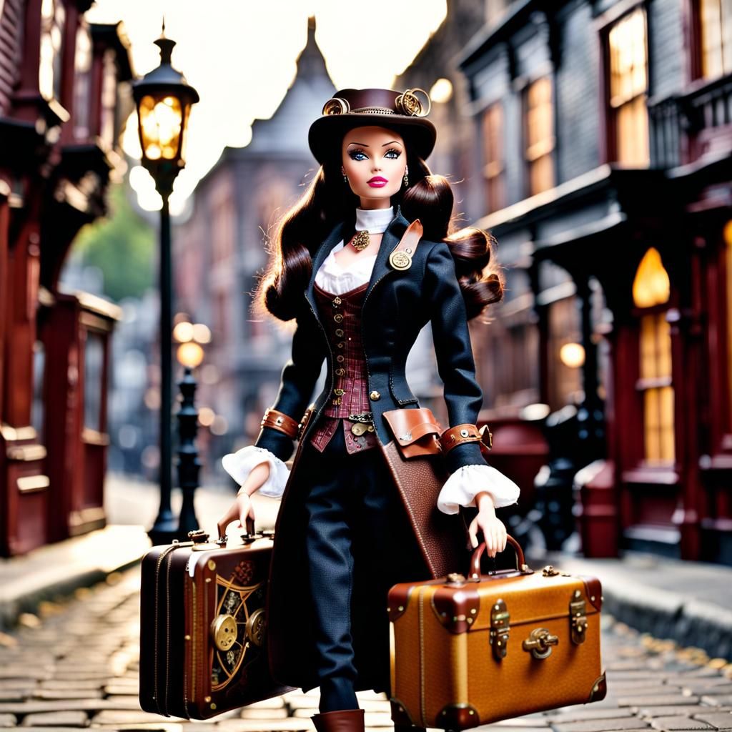 Steampunk Barbie - AI Generated Artwork - NightCafe Creator