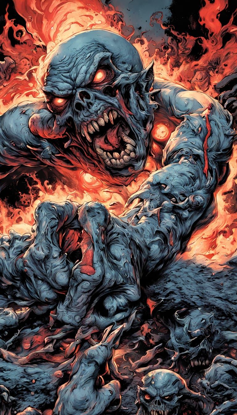 By Andy Kubert & Paul Smith:"My fiery fist of (furry full spectrum:1.3 ...