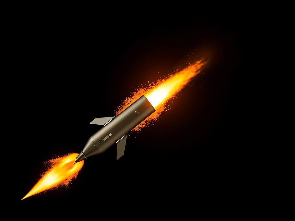 Surreal Firework Rocket in Slow Motion, Exquisite,... - AI Art