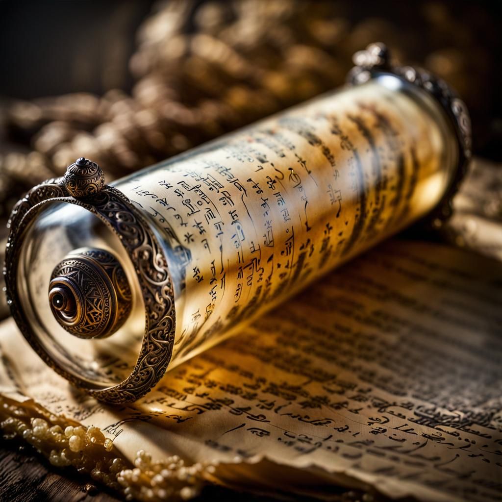 Historic Scroll - AI Generated Artwork - NightCafe Creator