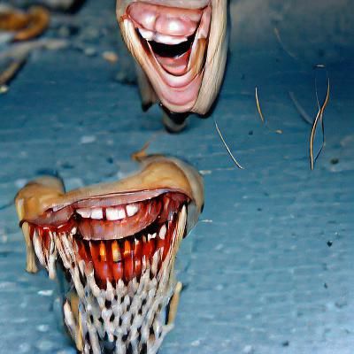 Face pure joy teeth guts hell - AI Generated Artwork - NightCafe Creator