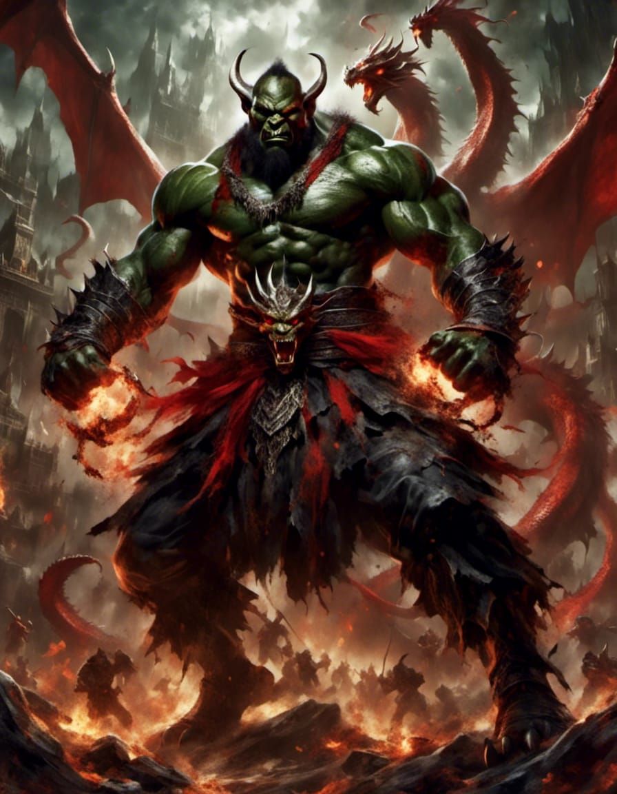 Orc Dragon lord V2 - Orc Dragon lord V2