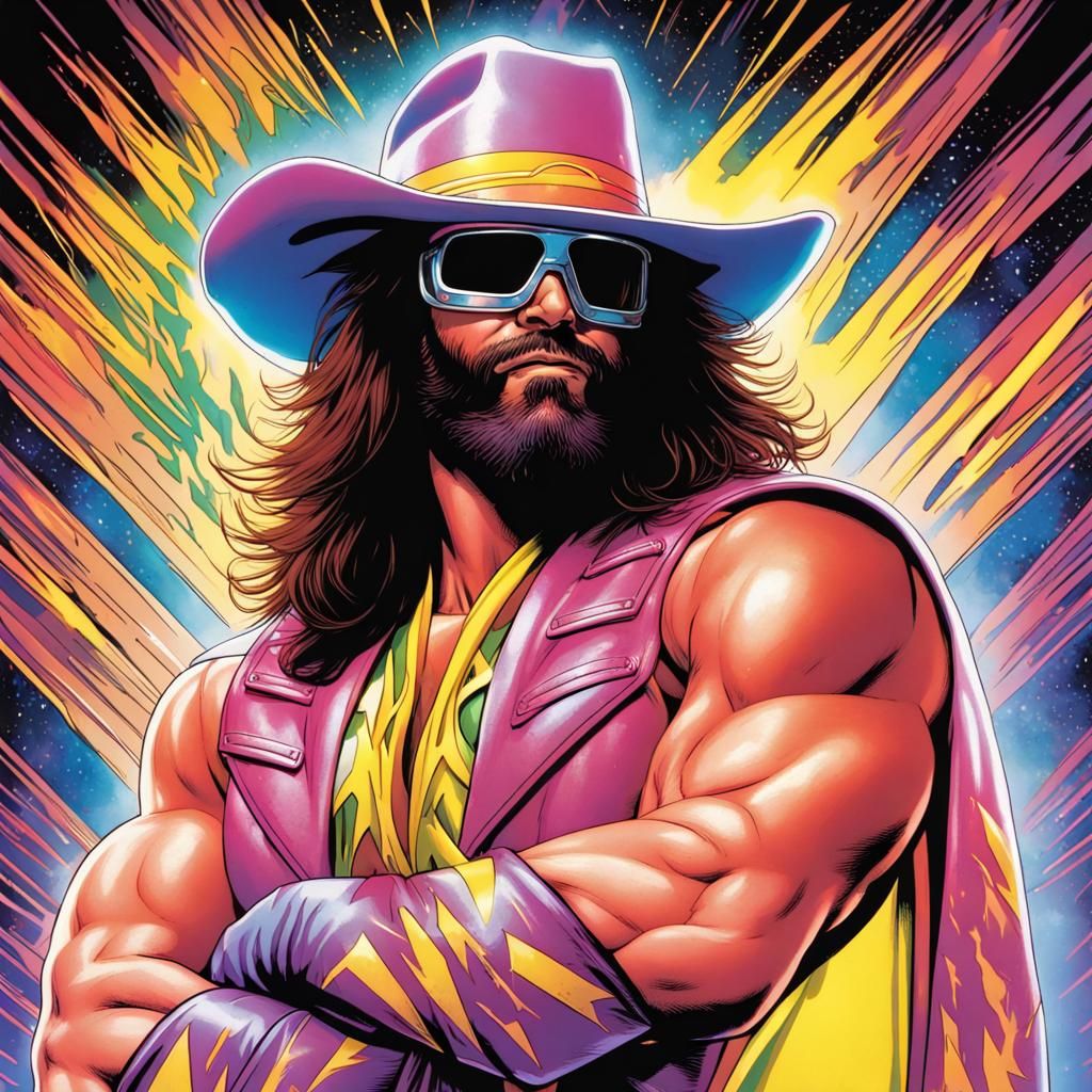 Randy Savage Comic Concept - AI Generated Artwork - NightCafe Creator