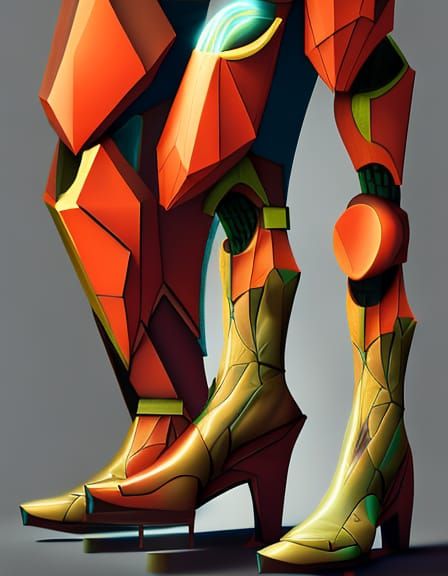 Innovative modular boots 🛀 - AI Generated Artwork - NightCafe Creator