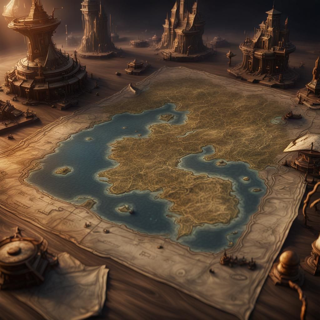 map - AI Generated Artwork - NightCafe Creator