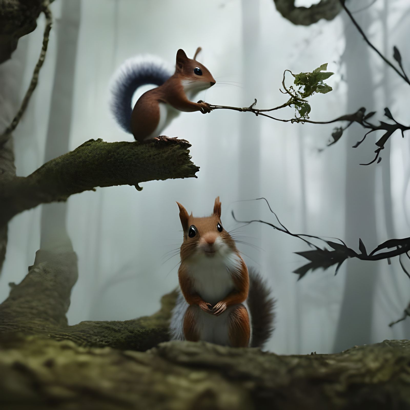 Squirrel - AI Generated Artwork - NightCafe Creator