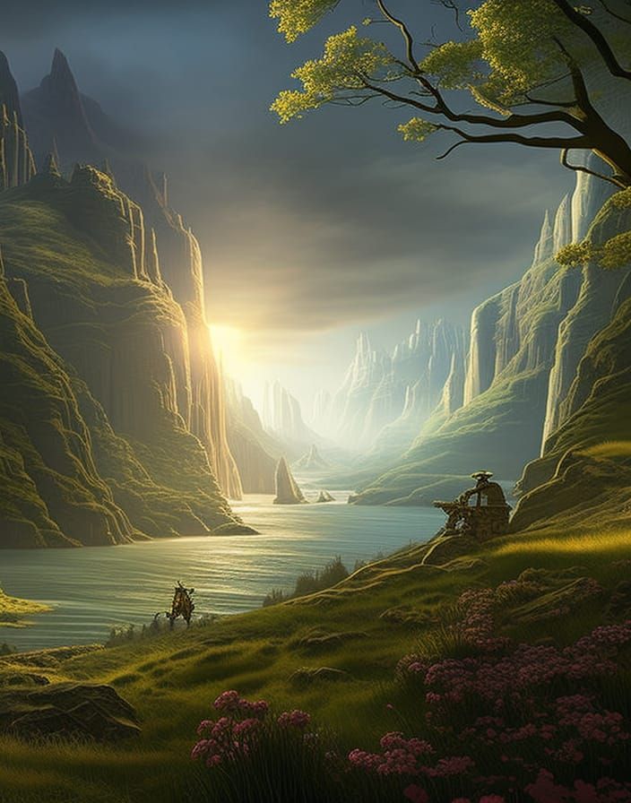 detailed fantasy poster art a masterpiece, 8k resolution, dark fantasy ...