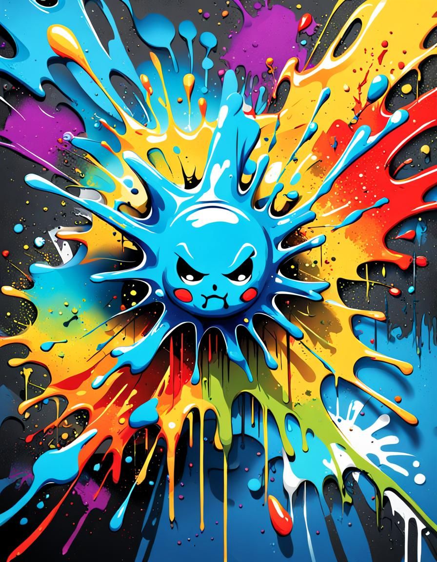 Displate style of 8 - AI Generated Artwork - NightCafe Creator