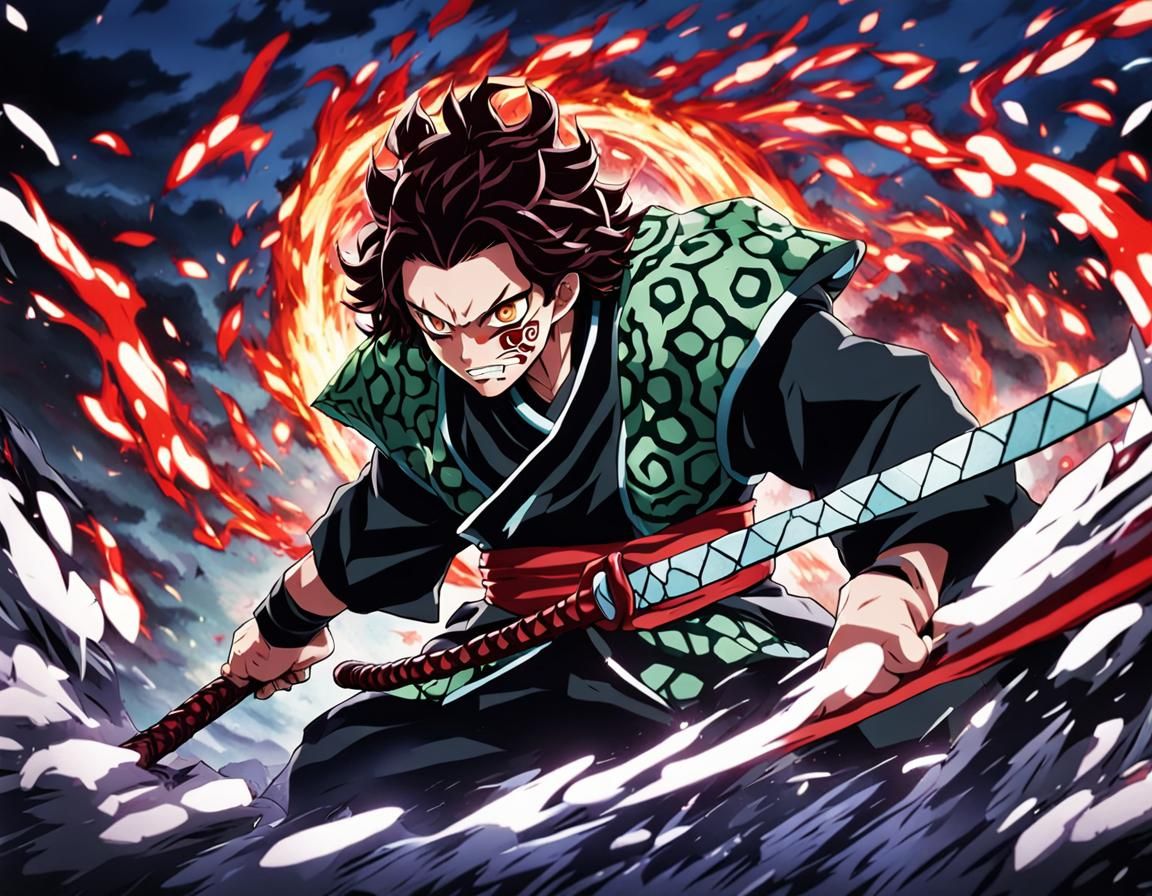 Demon Slayer - AI Generated Artwork - NightCafe Creator
