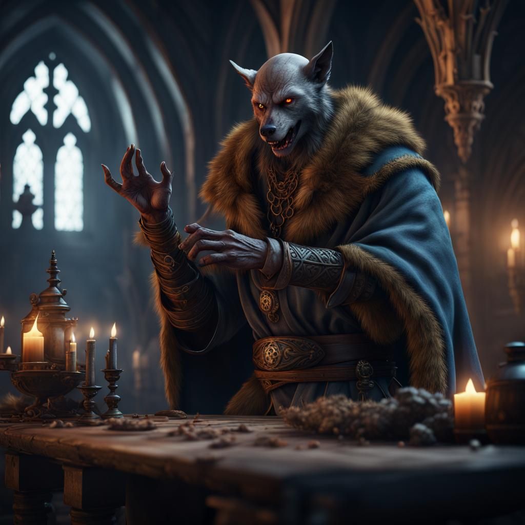 Medieval Werewolf - AI Generated Artwork - NightCafe Creator