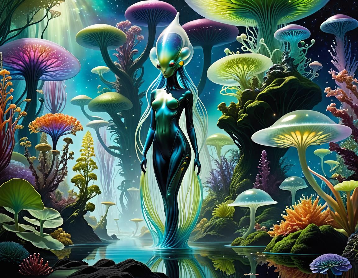 LIRNOK UTOPIA year 8733 A.D. - AI Generated Artwork - NightCafe Creator