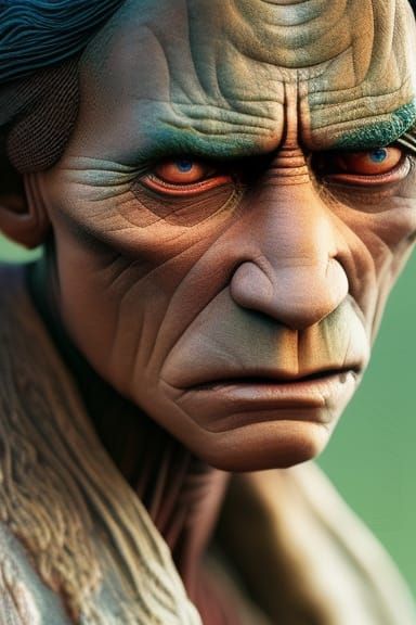 Akuma portrait head and shoulders cel shaded Amanda Sage Killian Eng ...