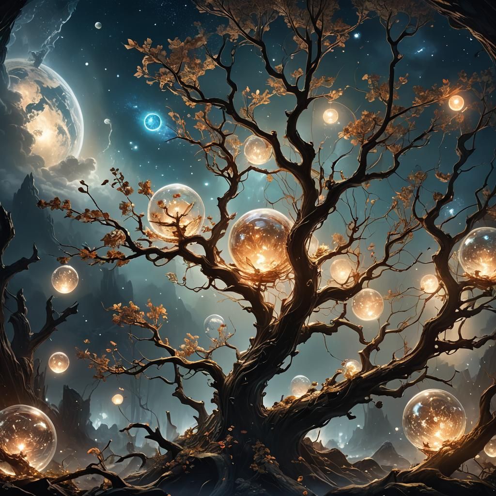 Dragon Ball Tree - AI Generated Artwork - NightCafe Creator