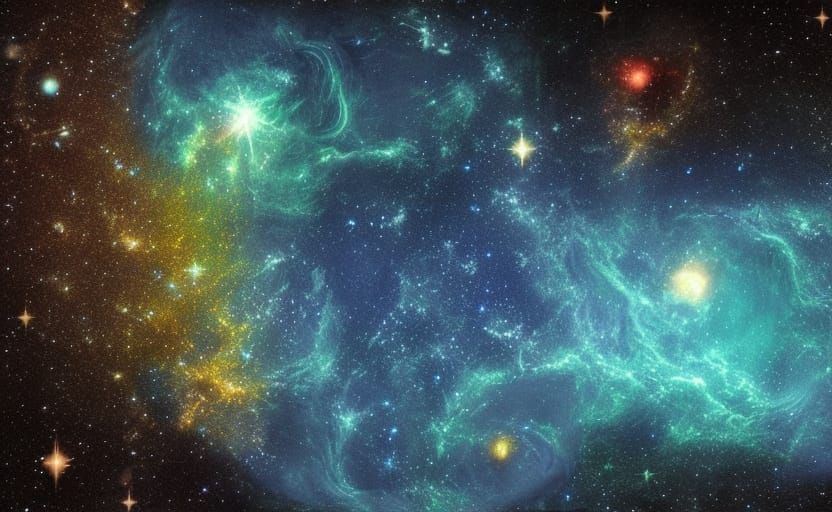 Nebula Starscape - AI Generated Artwork - NightCafe Creator
