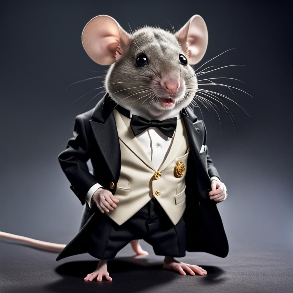 The name's Mouse... James Mouse! - AI Generated Artwork - NightCafe Creator